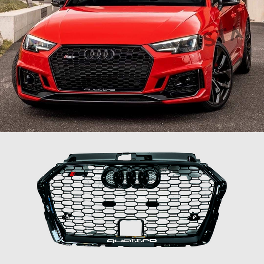 VOSTA A4 RS4 Honeycomb Grille | Audi A4/S4 B9 2016-2019 | VOSTA